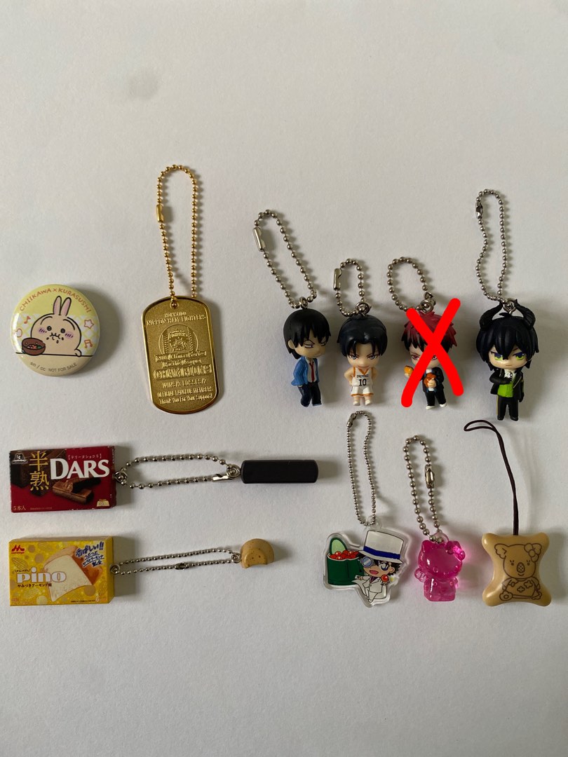 trinket charm Keychains sanrio figurine chiikawa pin koala hello kitty ...