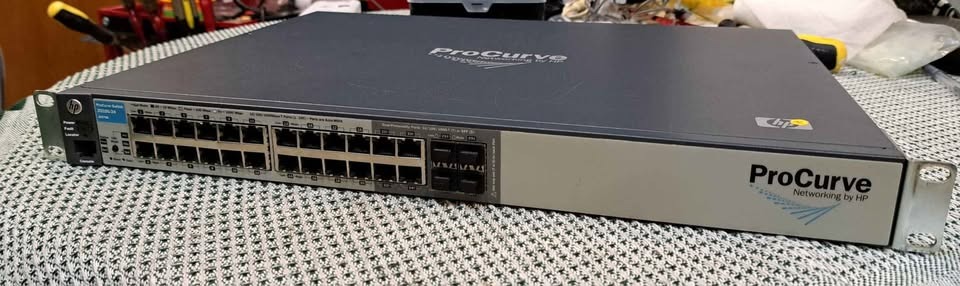 (used) HP Procurve 24+4 ports gigabit layer 2 enterprise network ...