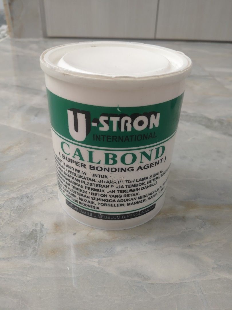 U-Stron Calbond Lem Perekat Beton Keramik Tembok Marmer 1 kg, Kitchen ...