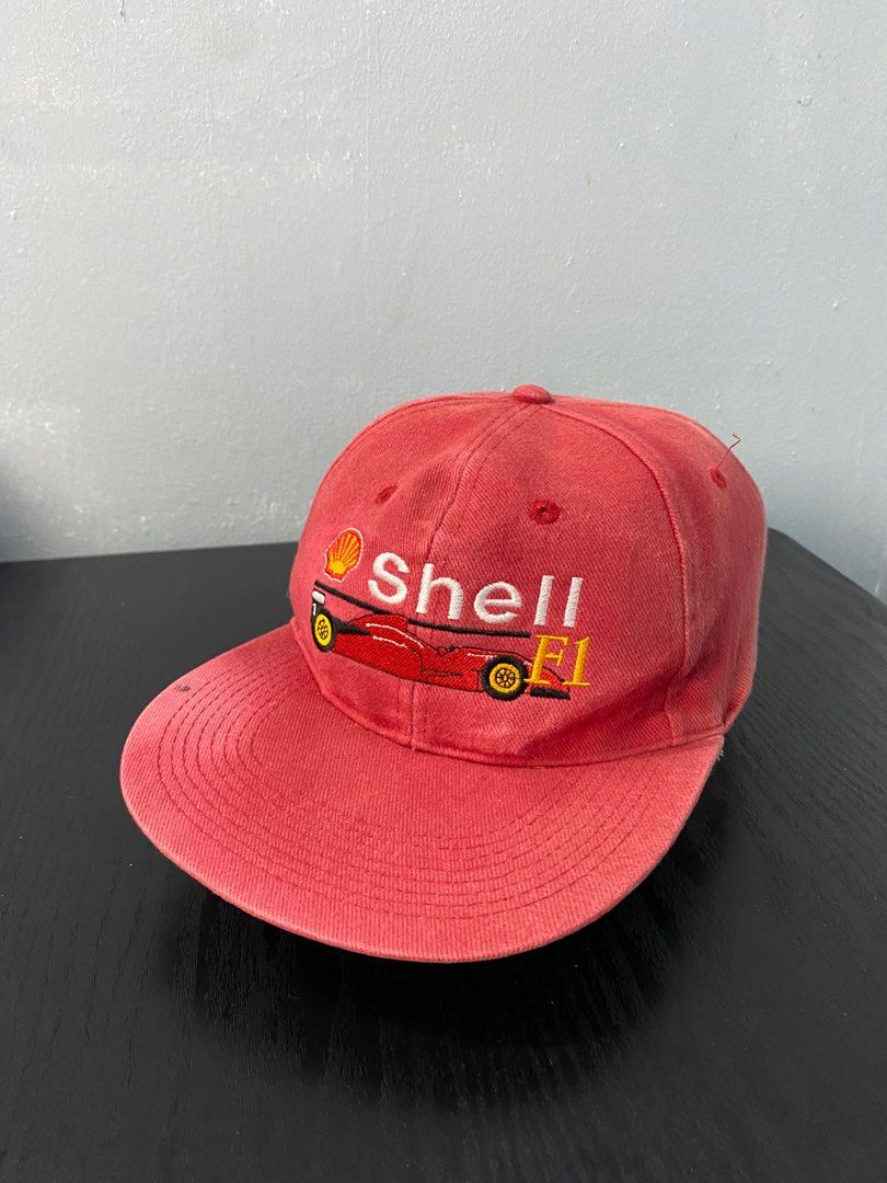 Vintage Shell helix F1 cap, Men's Fashion, Watches & Accessories, Cap ...