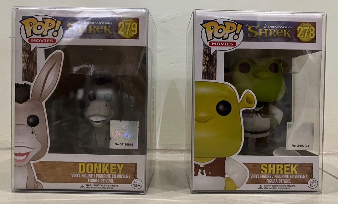 Vintage Shrek and Donkey Funko Pop Set, Hobbies & Toys, Toys & Games on ...