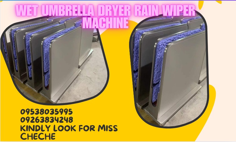 Wet umbrella dryer rain wiper machine, Hobbies & Toys, Travel ...