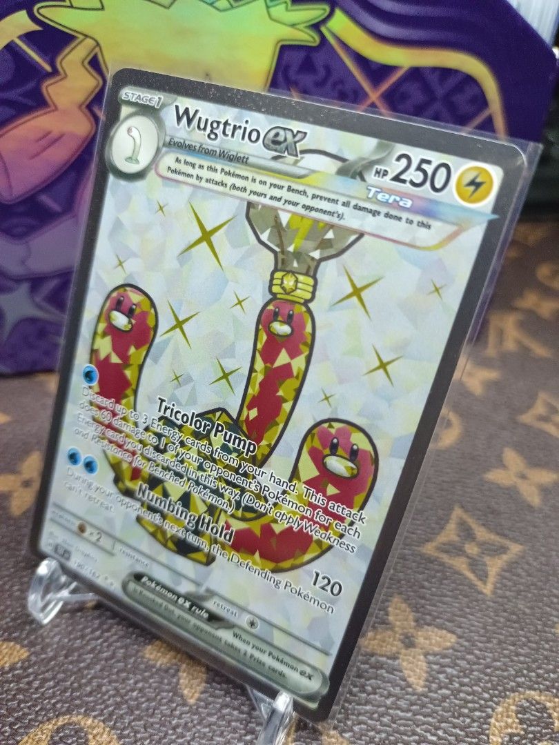 Wugtrio ex 190/162 Full Art Temporal Forces Pokemon TCG Card 2024 ...