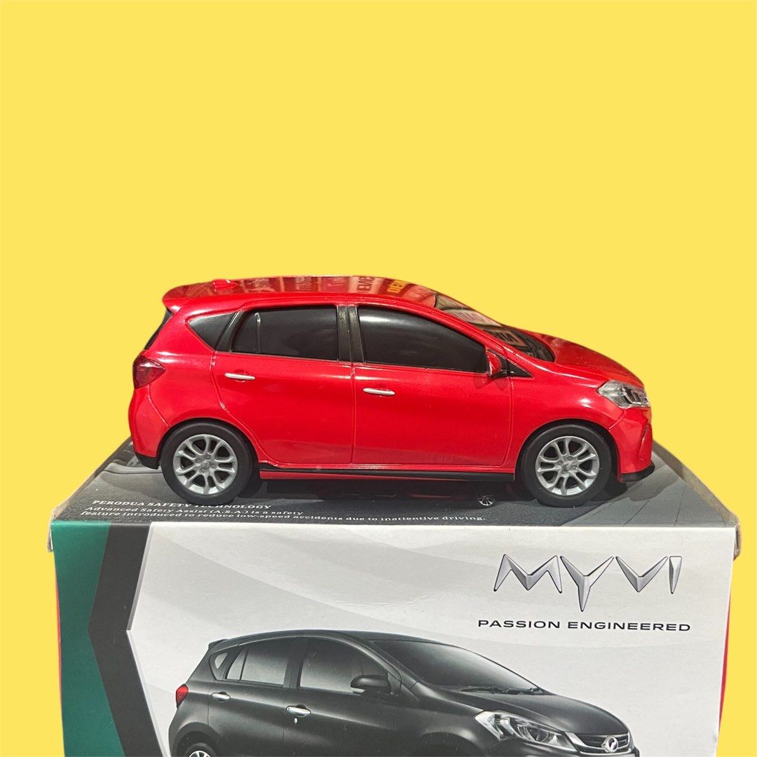 1:36 Perodua Myvi Gen 3 Prefacelift Car Miniature With ASA Model ...
