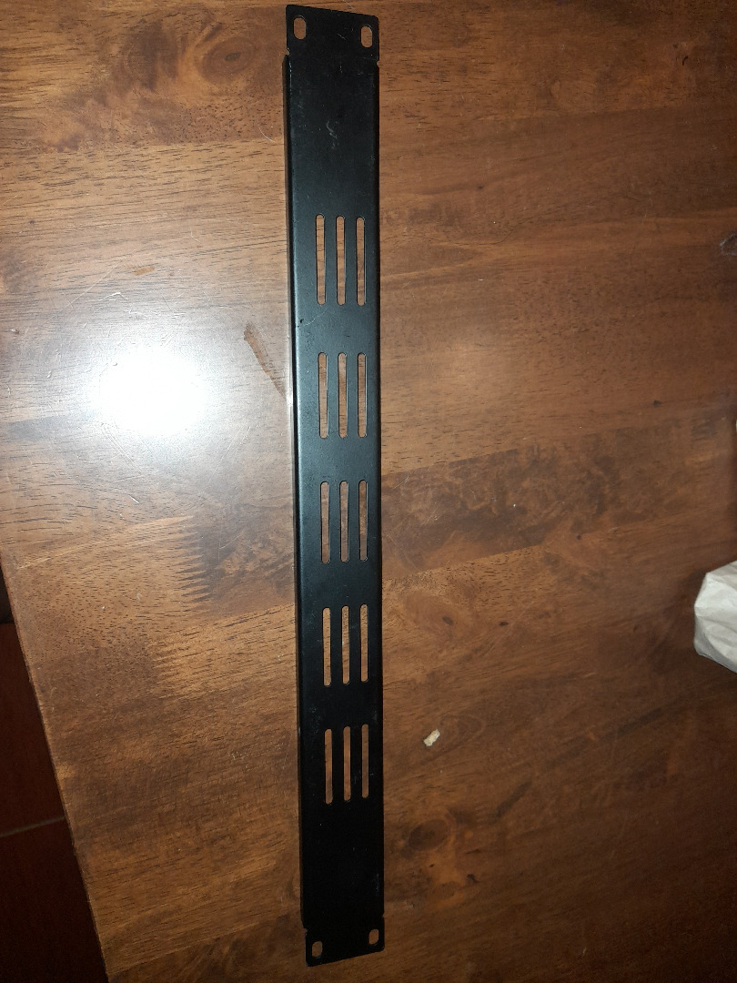19 Inch 1U Rack Blind Panel, Audio, Other Audio Equipment on Carousell