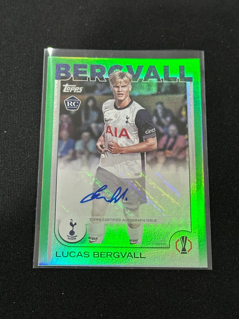 2024-25 Topps UCC Flagship Top Chase RC Autograph- Lucas Bergvall /99 ...