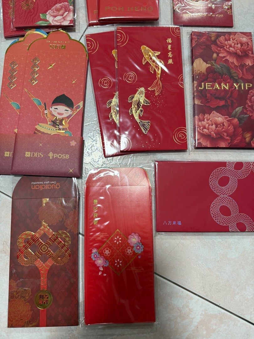 2025 Banks Red Packets (DBS, Maybank, Hong Leong, Poh Heng, Guardian ...