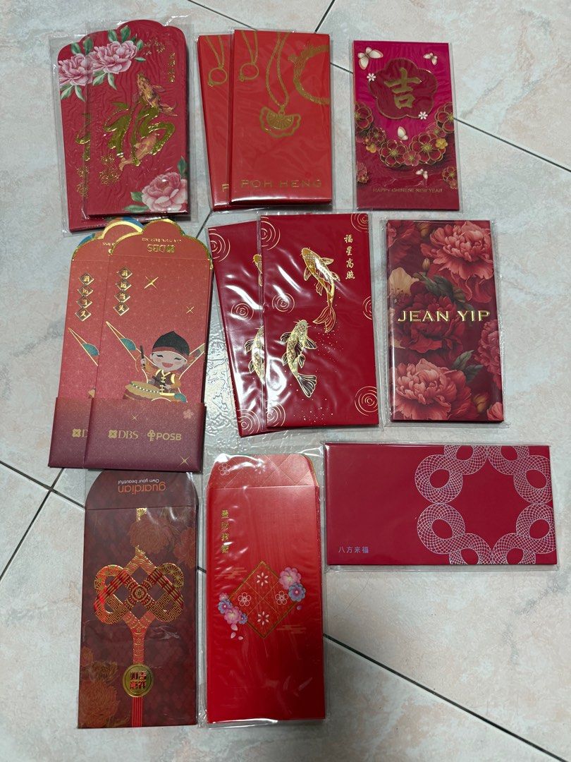 2025 Banks Red Packets (DBS, Maybank, Hong Leong, Poh Heng, Guardian ...