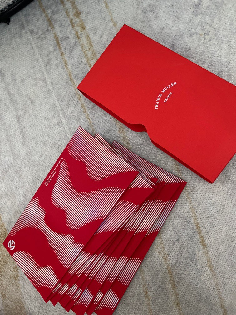 2025 Franck Muller red packets, Hobbies & Toys, Stationery & Craft ...