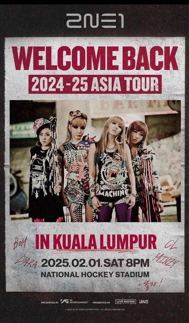 2NE1 kl ticket, Tickets & Vouchers, Event Tickets on Carousell