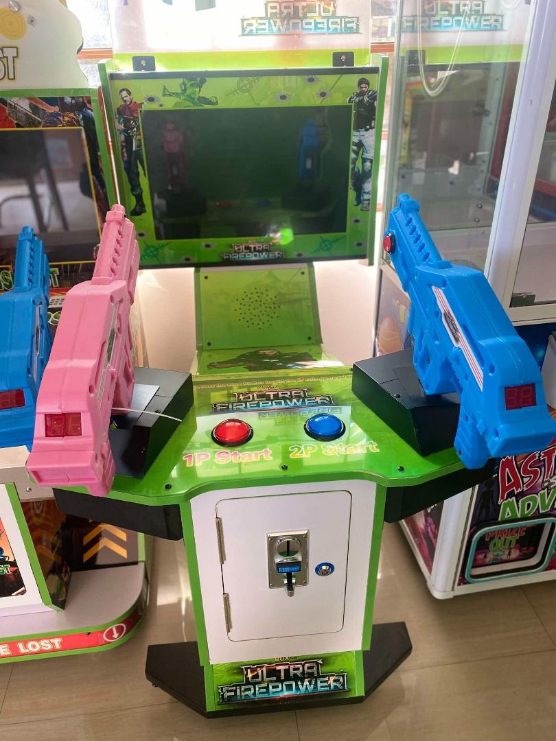 42" Ultra FirePower, Three in One Shooting Machine Arcade Shooting Gun ...