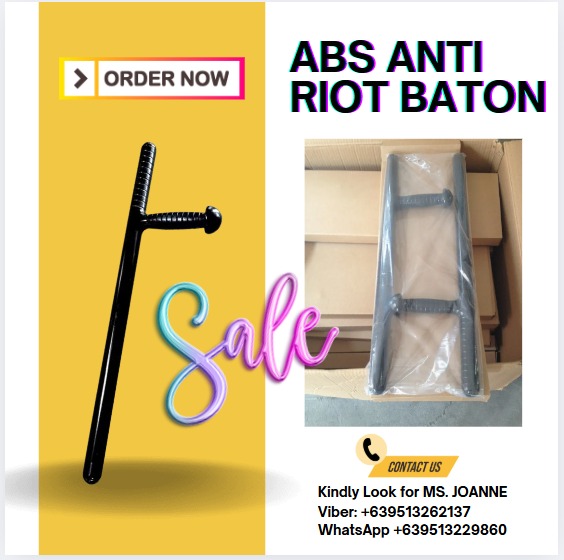 ABS Anti Riot Baton Police Equipment T baton ( Qty 50 ), Everything ...