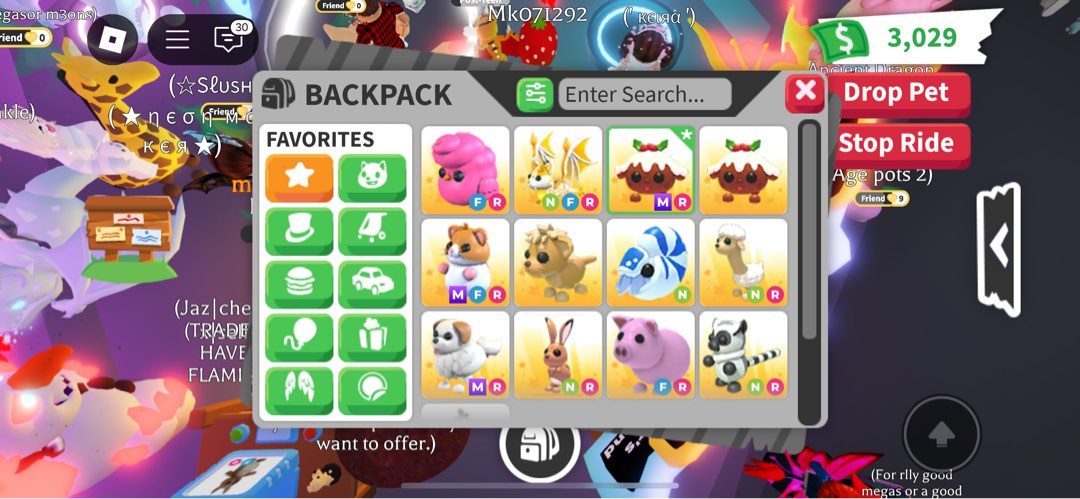 Adopt me Mega/Neon/Fly ride/Fly/Ride Adopt me pets!, Video Gaming ...