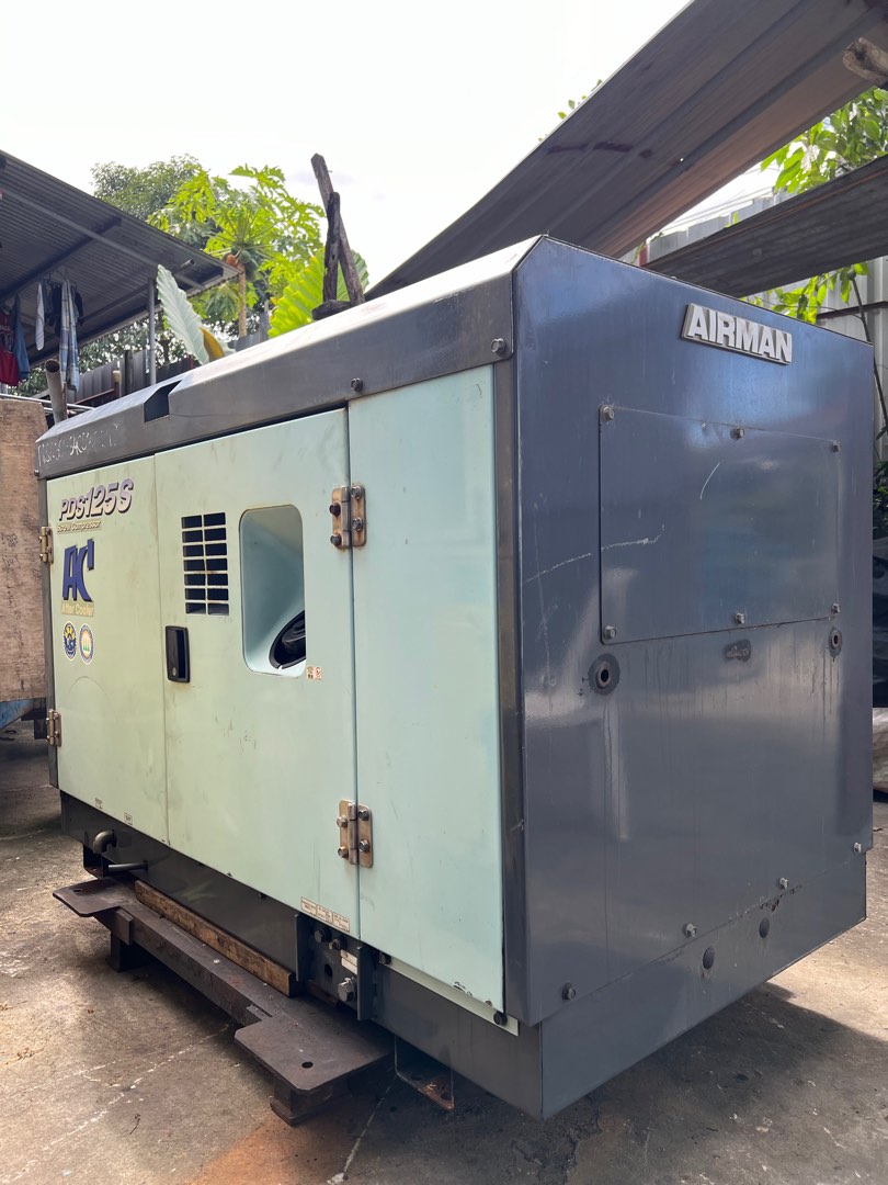 AIRMAN AIR COMPRESSOR PDS125, Commercial & Industrial, Industrial ...