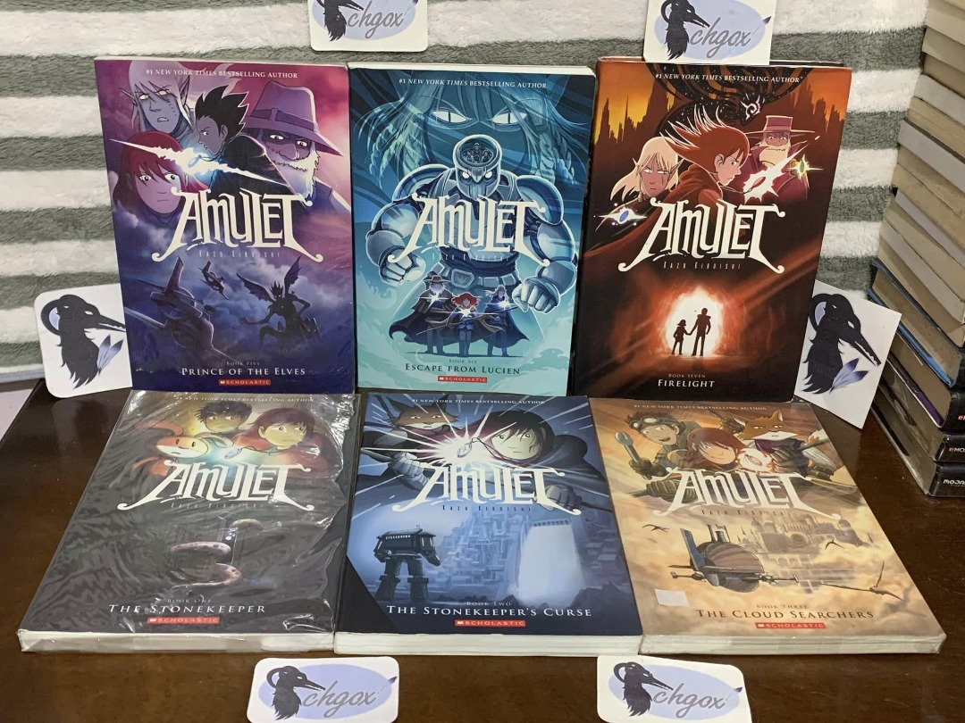 Amulet Comics Volume 1-3; 5-7 by Kazu Kibuishi | Trade Paperback ...