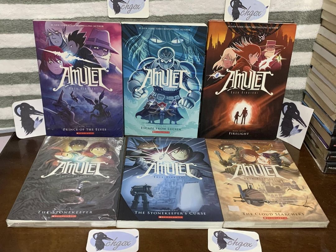 Amulet Comics Volume 1-3; 5-7 by Kazu Kibuishi | Trade Paperback ...