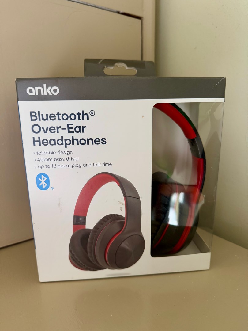 Anko Bluetooth Over-Ear Headphones, Audio, Headphones & Headsets on ...