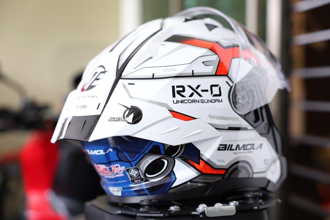 Bimola AD Jet Open Face Helmet Gundam Unicorn Limited Edition ...
