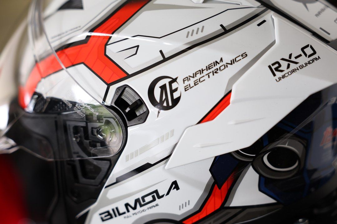 Bimola AD Jet Open Face Helmet Gundam Unicorn Limited Edition ...