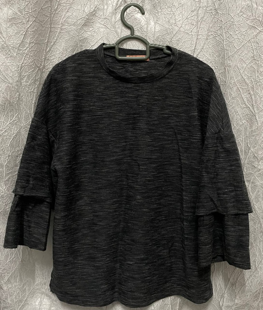 Black Hitam Top Lengan Tiga Suku Hipster Aesthetic Outfit Inspo, Women ...