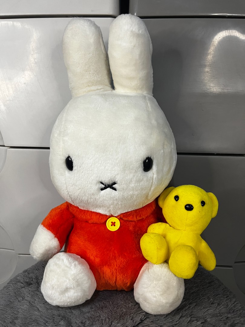 Bruna Amusement Animals Orange Miffy The Rabbit x Bunny with Yellow ...