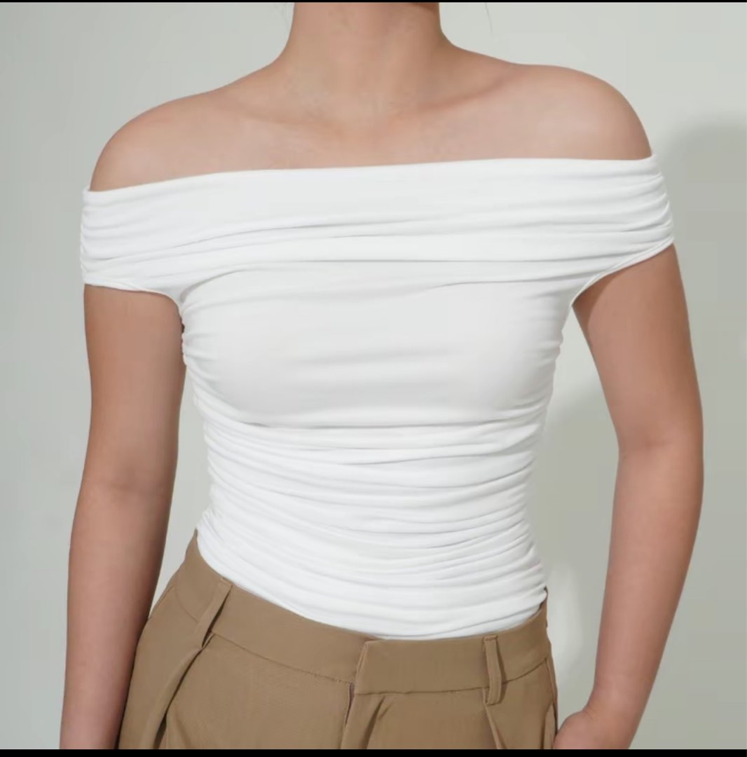 Bsco Kehlani Off Shoulder Top, Women's Fashion, Tops, Sleeveless on ...