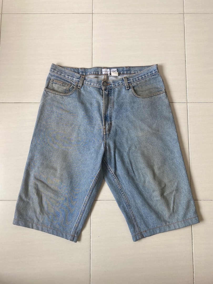 Calvin Klein Super Baggy Jorts, Men's Fashion, Bottoms, Jeans on Carousell