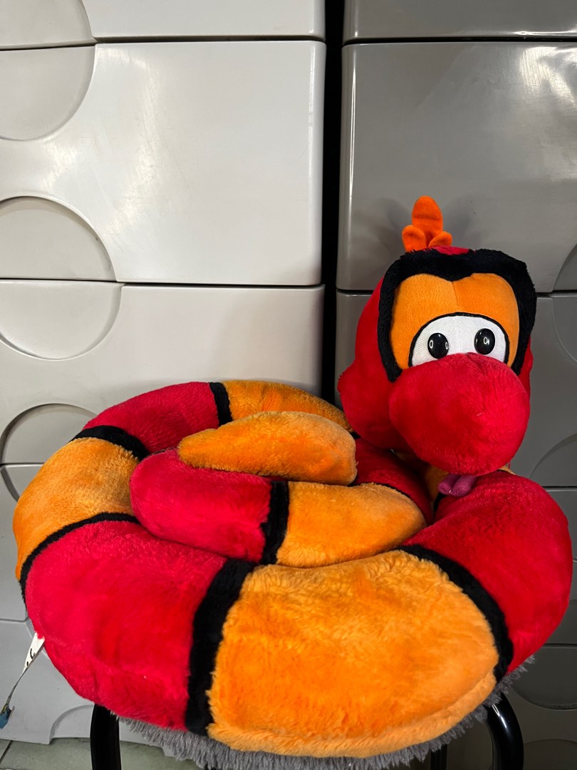 Classic Toy Company Colorful Red Orange Snake Jumbo Plush/Stufftoy ...