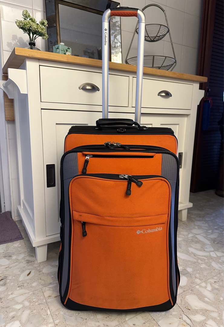 Columbia Columbia Soft Side 2 Wheels Luggage Black / Orange / Grey ...