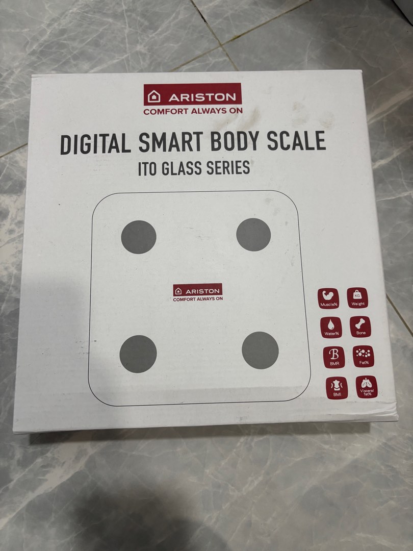 Digital Weighing Scale Ariston, Health & Nutrition, Health Monitors ...