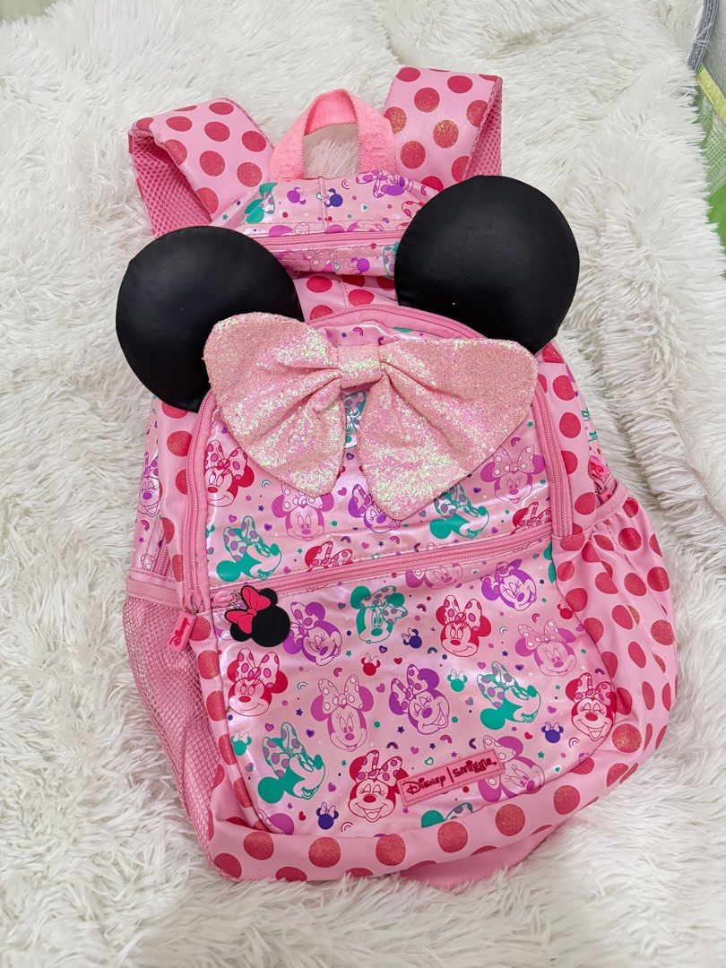 Disney Smiggle Minnie Mouse Bagpack, Women's Fashion, Bags & Wallets ...