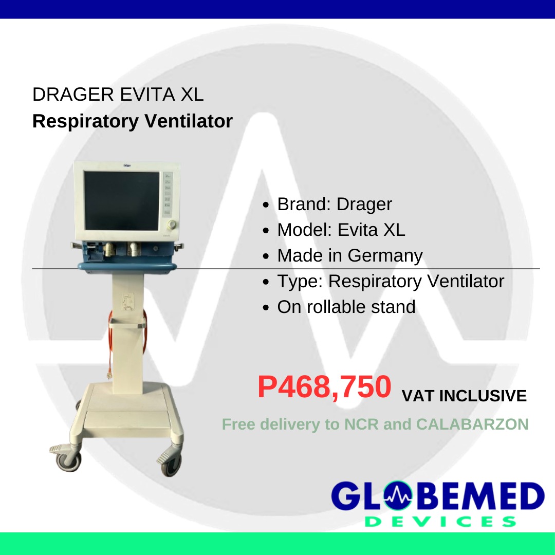 Drager Evita XL Respiratory Ventilator, Health & Nutrition, Medical ...