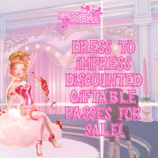DRESS TO IMPRESS DTI PASSES AND ROBLOX ROBUX DISCOUNTED, Video Gaming ...