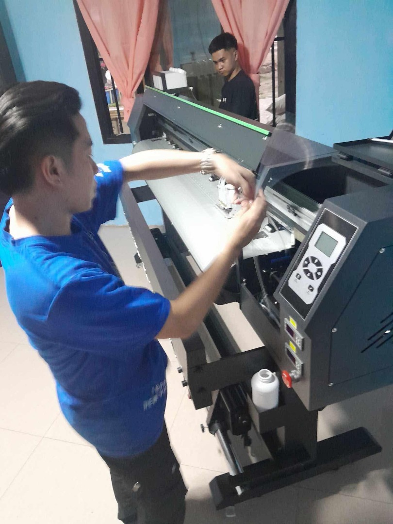 Dual Head DX11 Tarpaulin Printer Machine, Sublimation Printer Machine ...