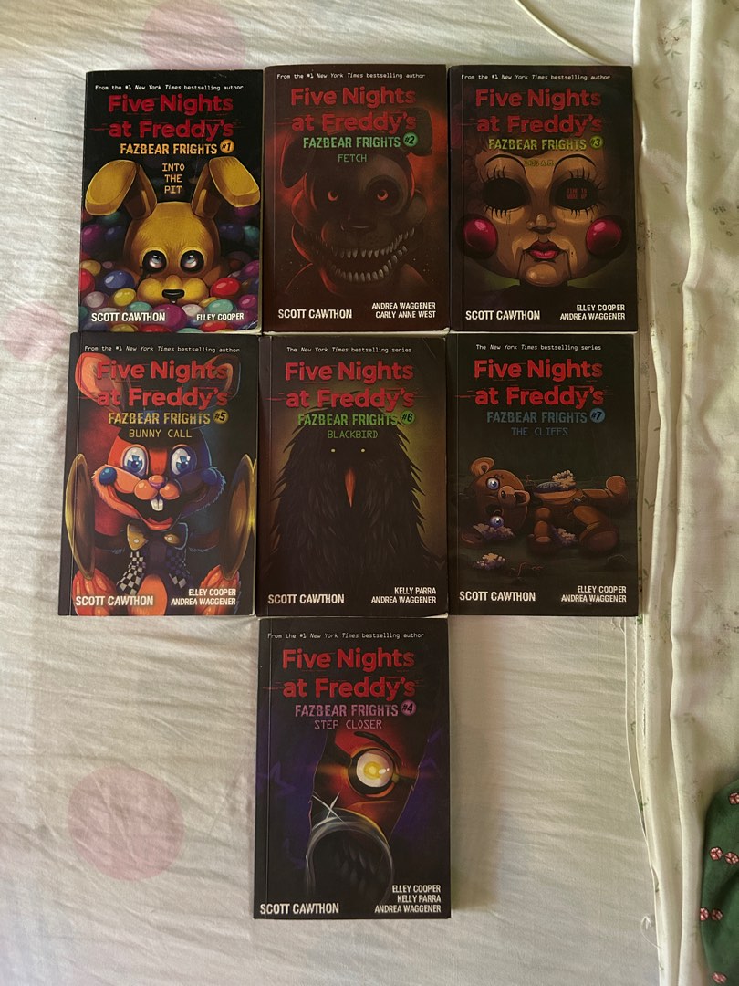 Five Nights at Freddys Book 1-7 by Scott Cawthon, Hobbies & Toys, Books ...