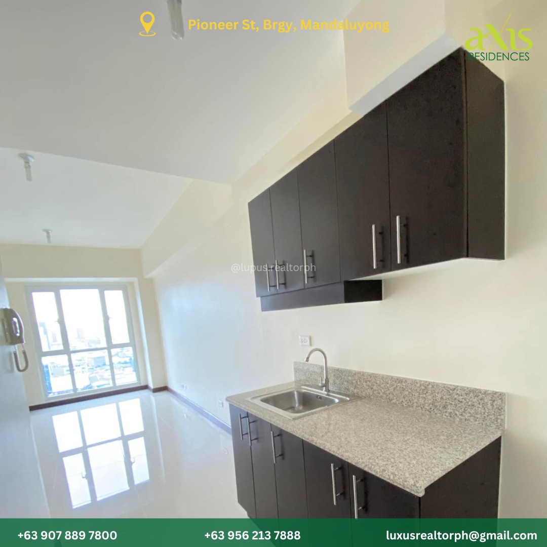 FOR SALE STUDIO UNIT 27 SQM IN AXIS RESIDENCES MANDALUYONG, NEAR MRT ...
