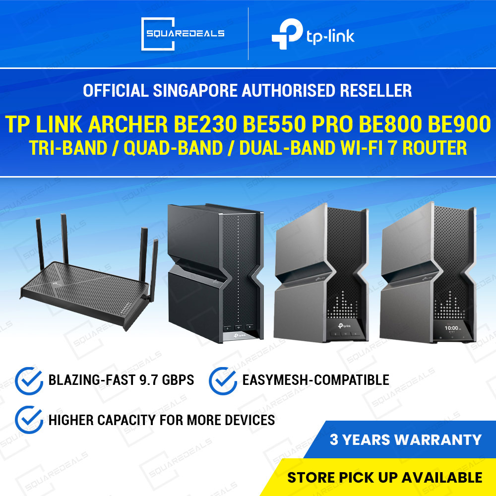 TP Link Archer BE230 BE550 Pro BE800 BE900 BE3600 BE9300 BE9700 BE19000 ...