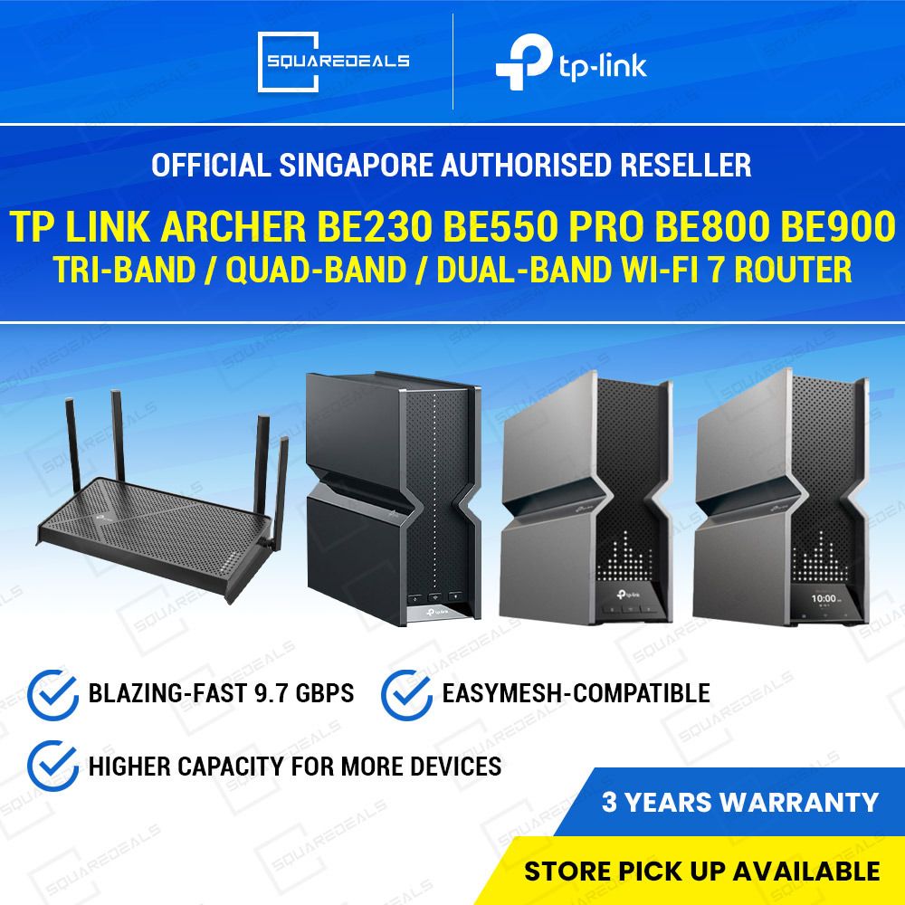 TP Link Archer BE230 BE550 Pro BE800 BE900 BE3600 BE9300 BE9700 BE19000 ...