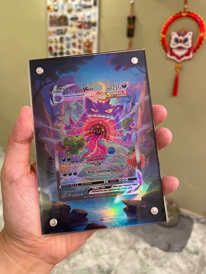 Gengar Vmax - custom frames, Hobbies & Toys, Toys & Games on Carousell