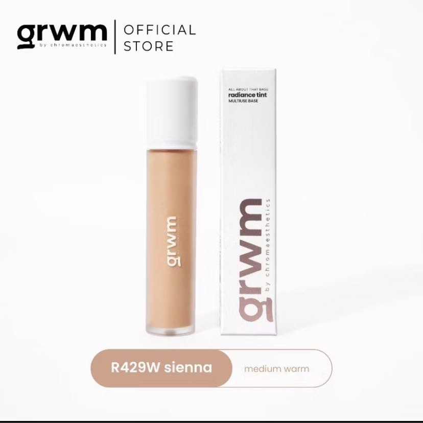 GRWM Radiance Tint Multiuse Base - SIENNA, Beauty & Personal Care, Face ...