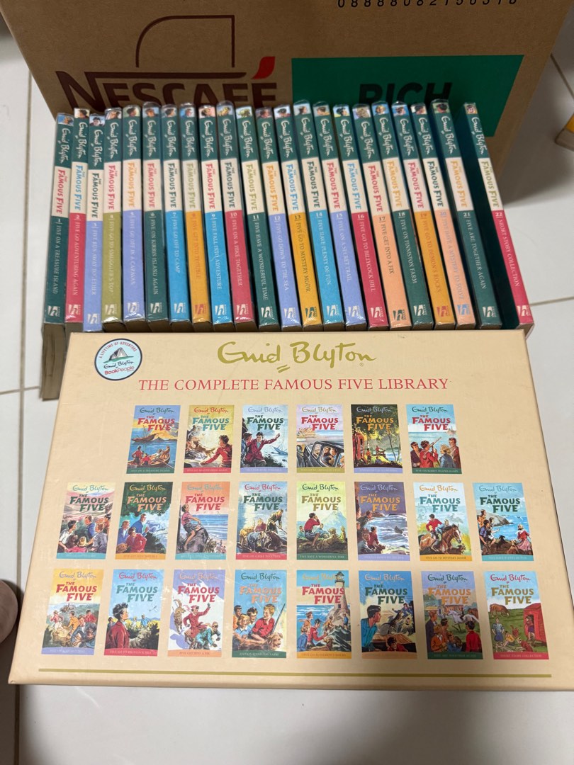 Guid BLyton THE COMPLETE FAMOUS FIVE LIBRARY 22 book set, Hobbies ...