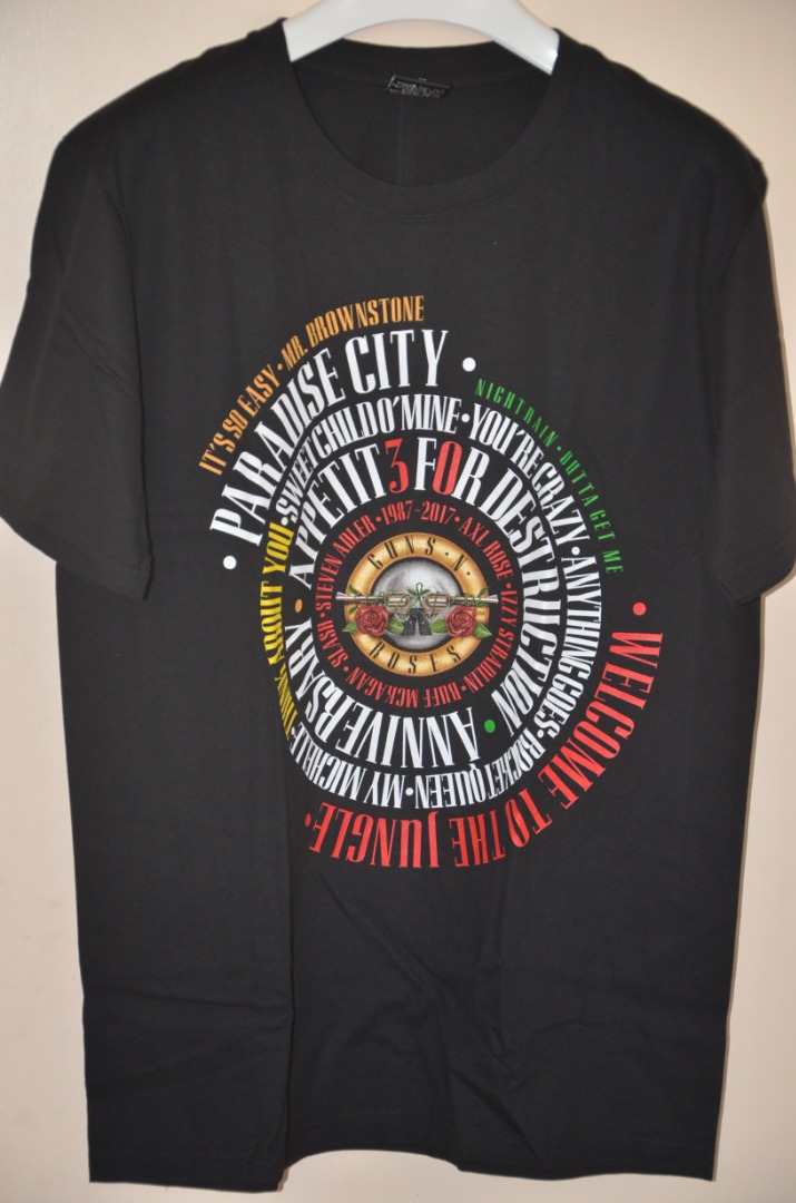 Guns N' Roses REO Brand Tshirt, Men's Fashion, Tops & Sets, Tshirts ...