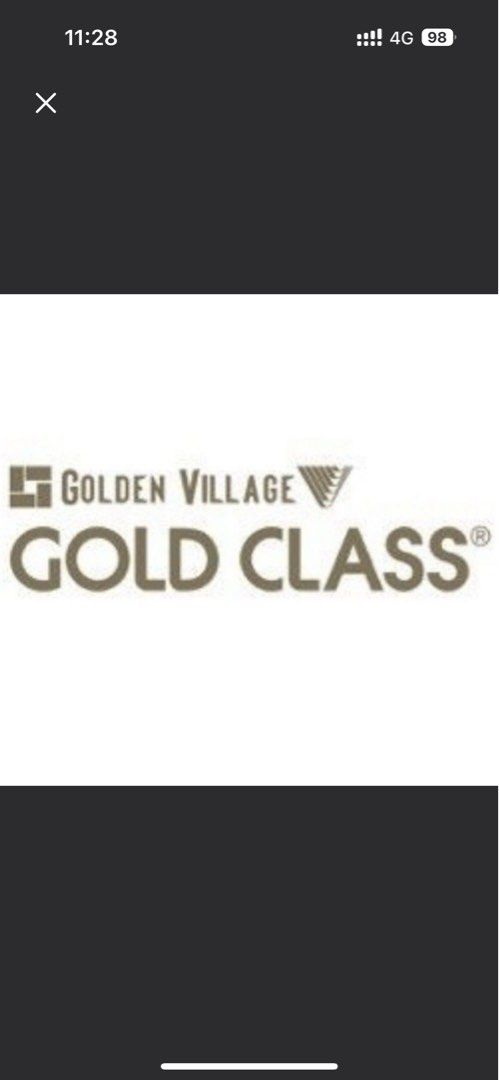 GV Golden Village Gold Class Pair ALL Days Tickets Movie Vouchers x 2 ...