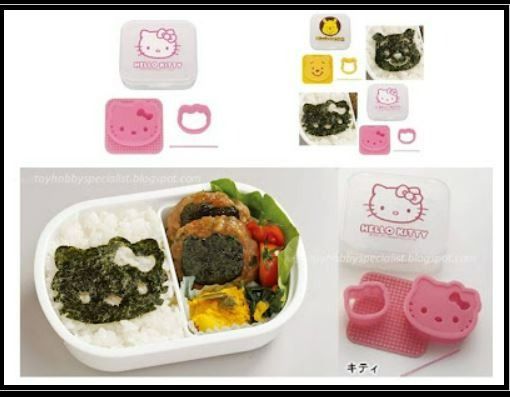 Hello Kitty / Mickey Mouse / Pooh Seaweed cutters with case, Everything ...