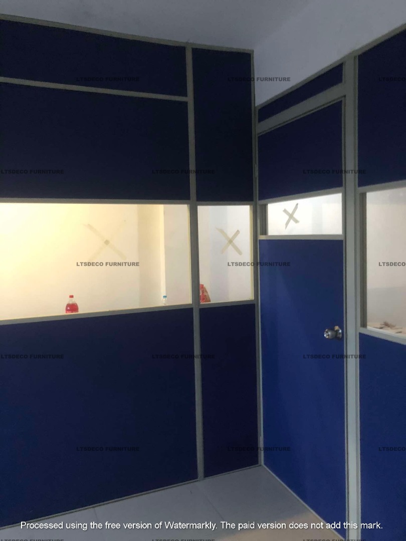 HIGH PANEL WORKSTATION PARTITION | OFFICE PARTITION, Furniture & Home ...