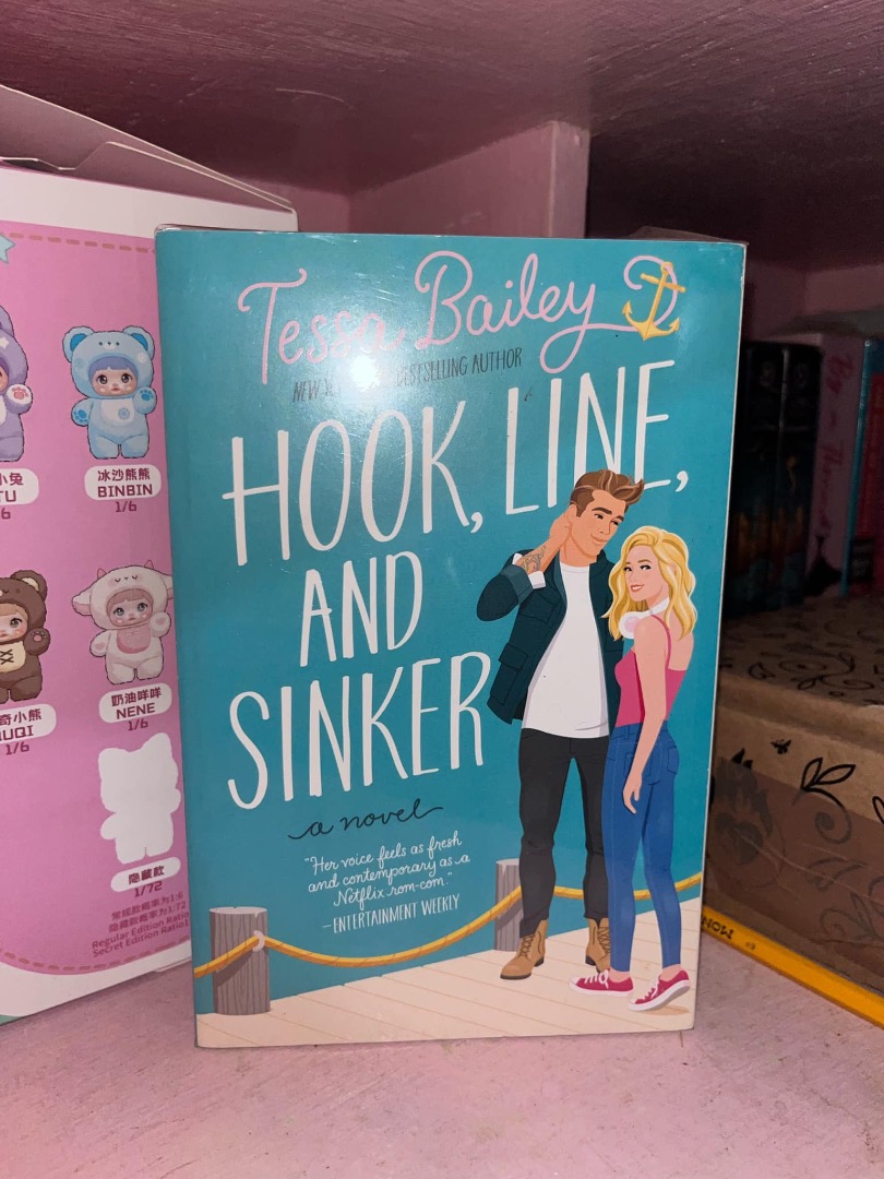 hook, line, and sinker book by tessa bailey, Hobbies & Toys, Books ...