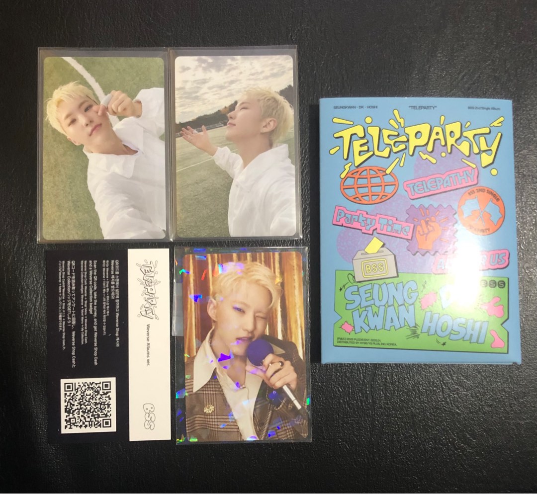 Hoshi BSS Teleparty weverse ver, Hobbies & Toys, Memorabilia ...