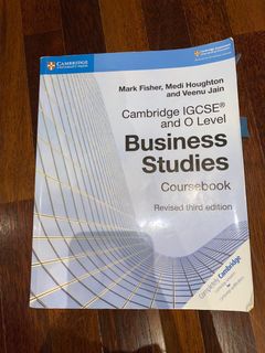 Cambridge IGCSE and O Level Business Studies Textbook, Hobbies & Toys ...