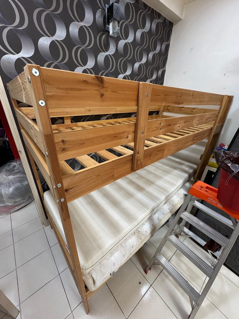 IKEA bunk bed , MYDAL ( Bed Frame Only ), Furniture & Home Living ...