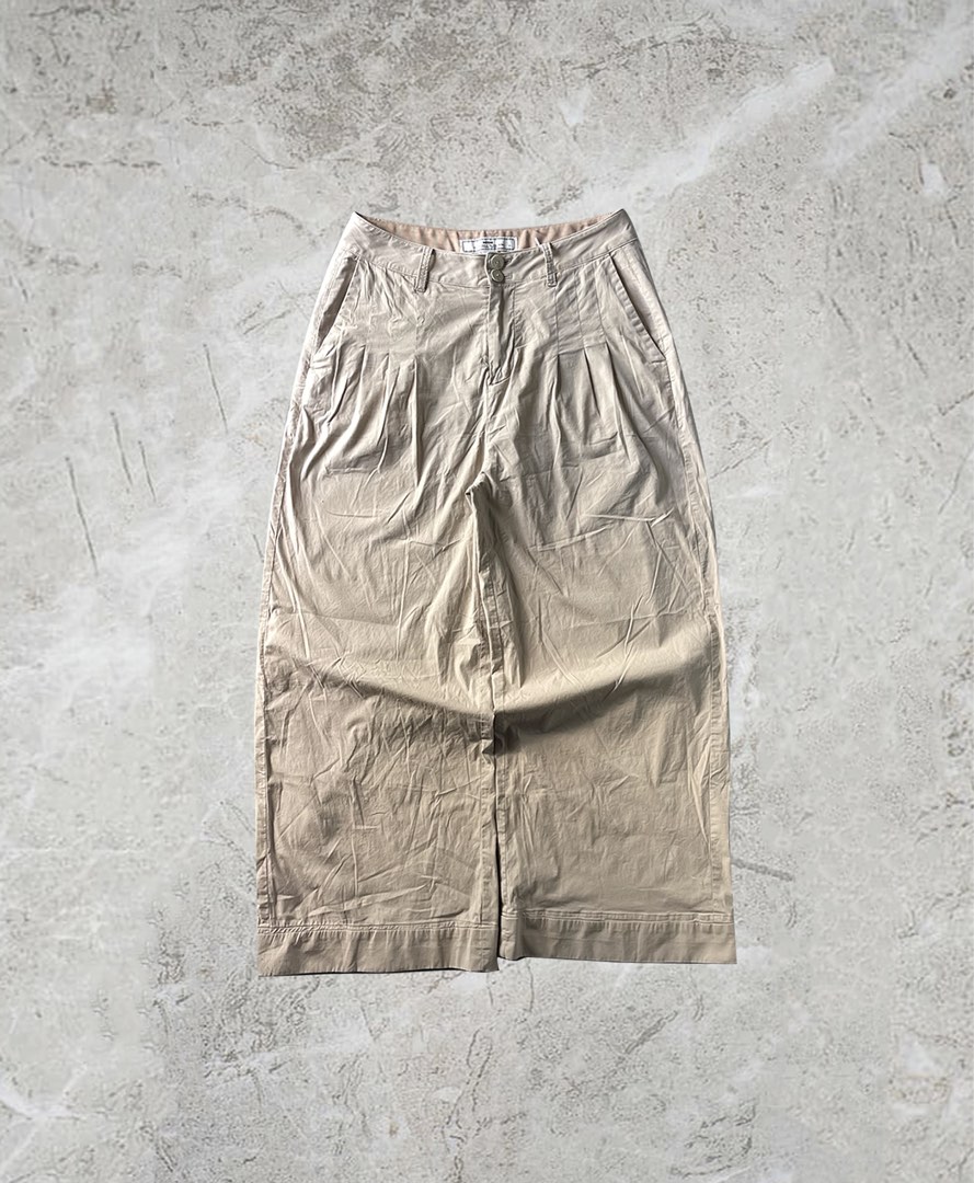 Initial wide leg baggy square pants, Men's Fashion, Bottoms, Chinos on ...